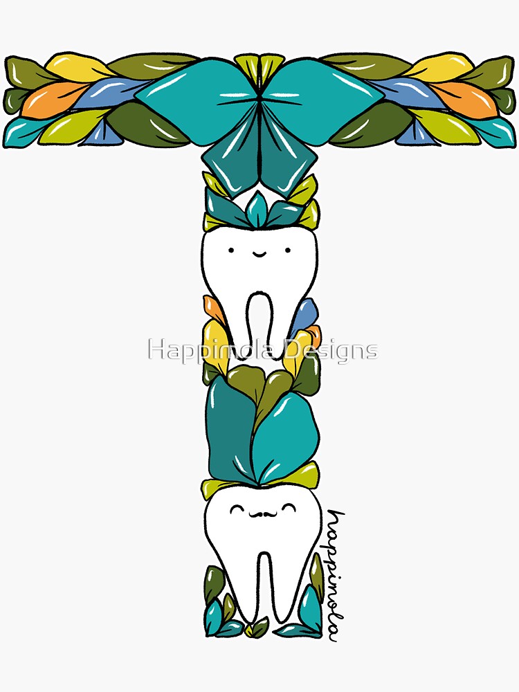 "T " Sticker for Sale by TamaraArauz | Redbubble