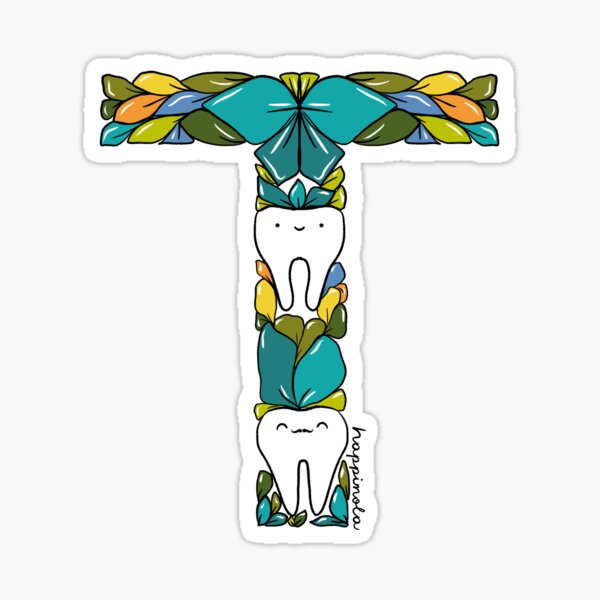 "T " Sticker for Sale by TamaraArauz | Redbubble