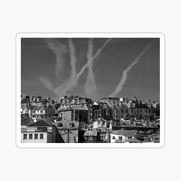 "Contrails" Sticker by Yampimon | Redbubble