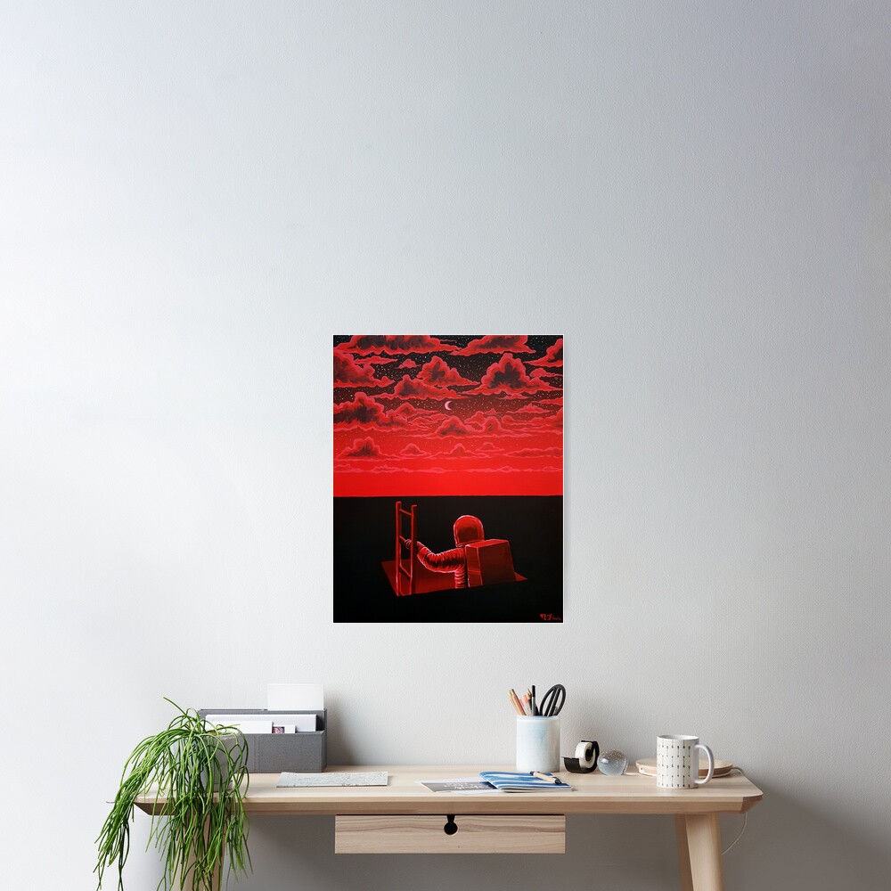 "Seeing Red" Poster by flooko | Redbubble