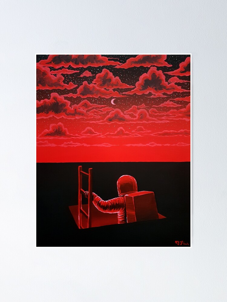 "Seeing Red" Poster by flooko | Redbubble