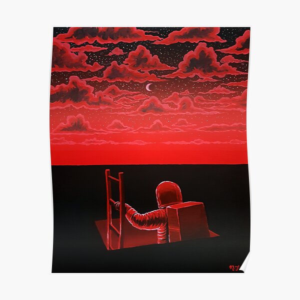 "Seeing Red" Poster by flooko | Redbubble