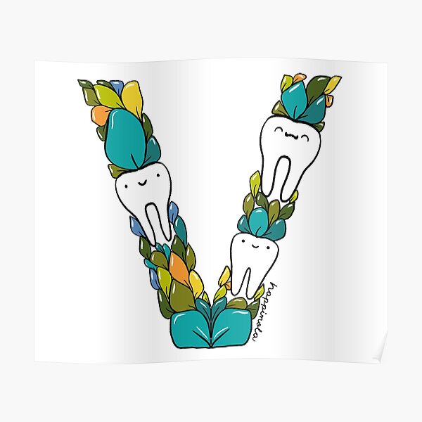 "V" Poster for Sale by TamaraArauz | Redbubble