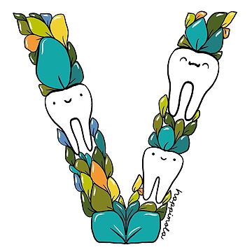 "V" Sticker for Sale by Tamara Arauz Garcia | Redbubble