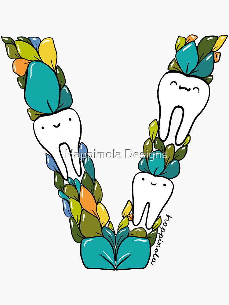 "V" Sticker for Sale by Tamara Arauz Garcia | Redbubble