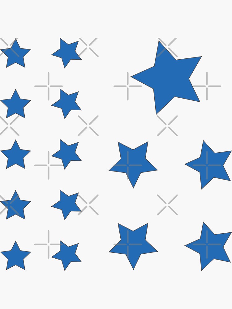 "Blue Star Sticker Pack" Sticker by The-Goods | Redbubble