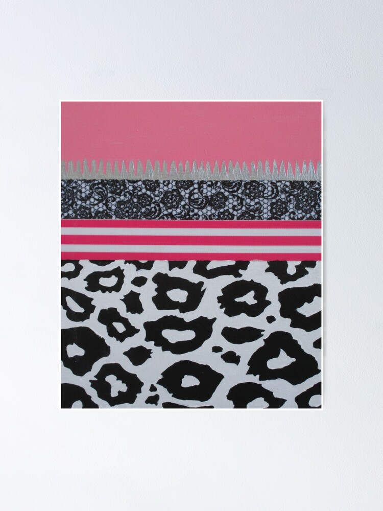 "Cheetah Print Collage" Poster for Sale by Chris-Conroe | Redbubble