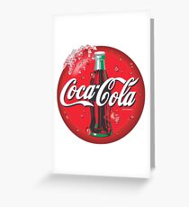 Coca Cola Greeting Cards | Redbubble