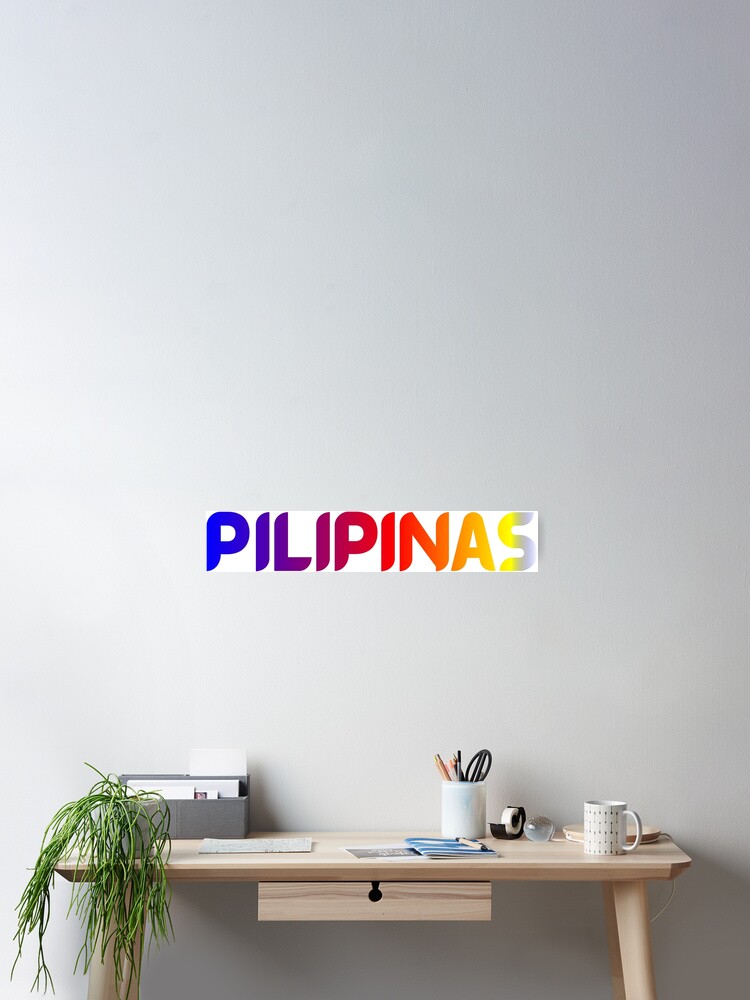 "PILIPINAS JEEPNEY FONT Sticker" Poster for Sale by aydapadi | Redbubble