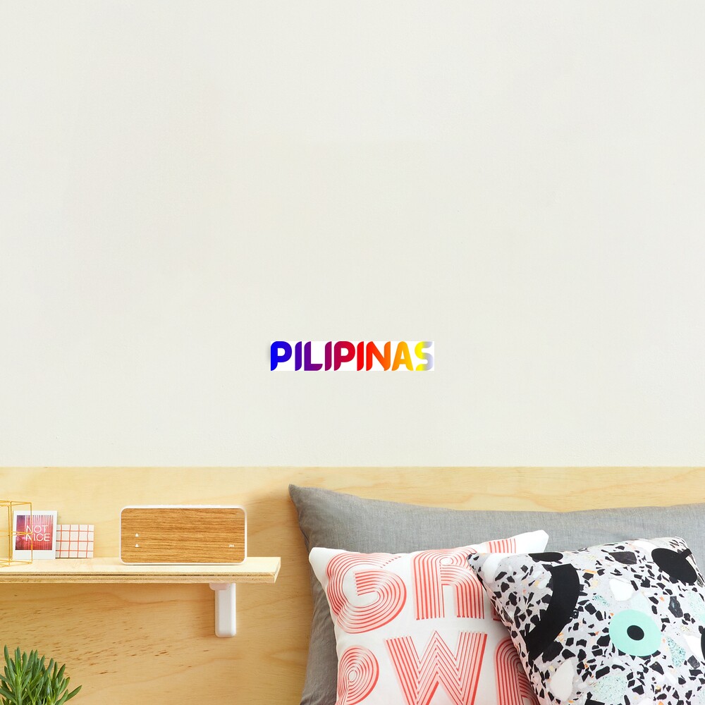 "PILIPINAS JEEPNEY FONT Sticker" Poster for Sale by aydapadi | Redbubble
