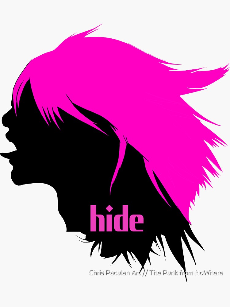 "hide - hideto matsumoto - pink spider - 2019 tribute ver. 3" Sticker ...