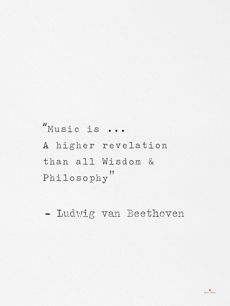 "Beethoven words" Sticker by Pagarelov | Redbubble