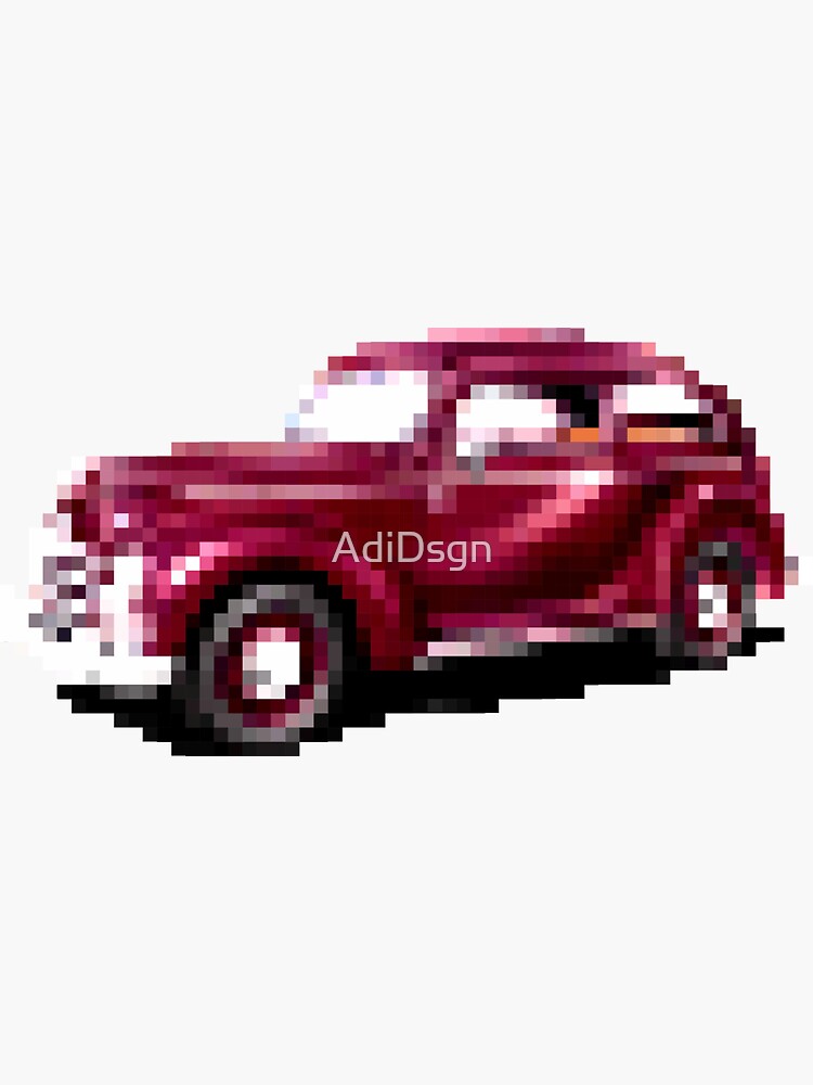 Pegatina «Pixel Ford Taunus» de AdiDsgn | Redbubble
