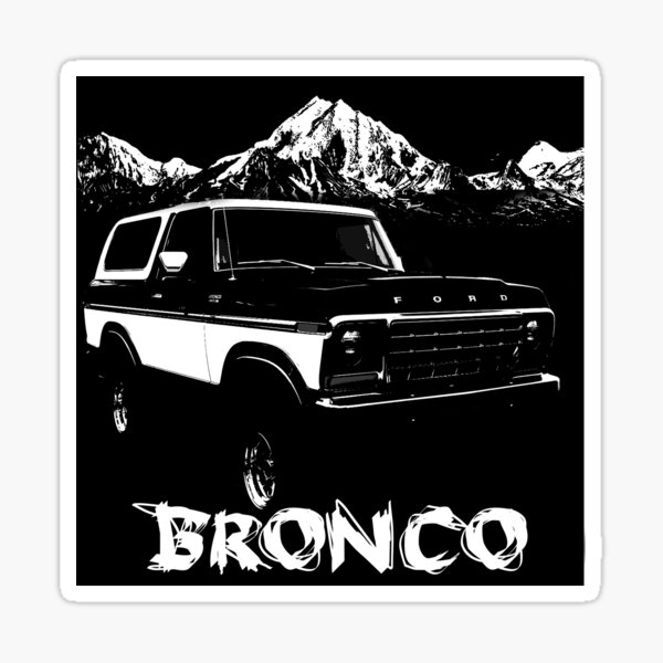 "ford bronco" Sticker for Sale by thediff1985 | Redbubble