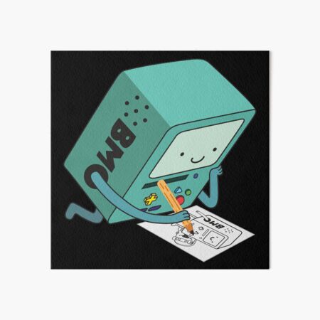"BMO draw" Art Board Print for Sale by plushism | Redbubble