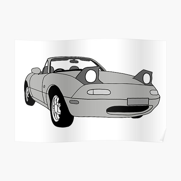 Mazda Miata Posters | Redbubble