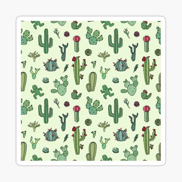 "Cactuar" Sticker for Sale by harukadrawnase | Redbubble
