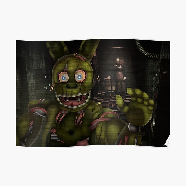 Fnaf Springtrap Posters | Redbubble
