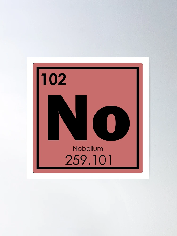 Elemento Nobelio Elemento Químico Nobélio 2199231 Vetor No Vecteezy