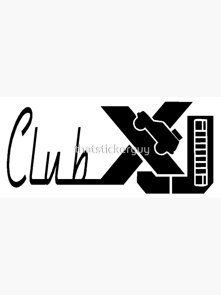 "Jeep CLUB XJ" Sticker for Sale by thatstickerguy | Redbubble