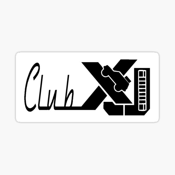 "Jeep CLUB XJ" Sticker for Sale by thatstickerguy | Redbubble