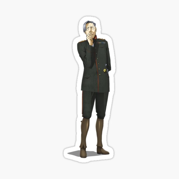 "Hans von Zettour - Youjo Senki Anime - Saga of Tanya the Evil" Sticker ...