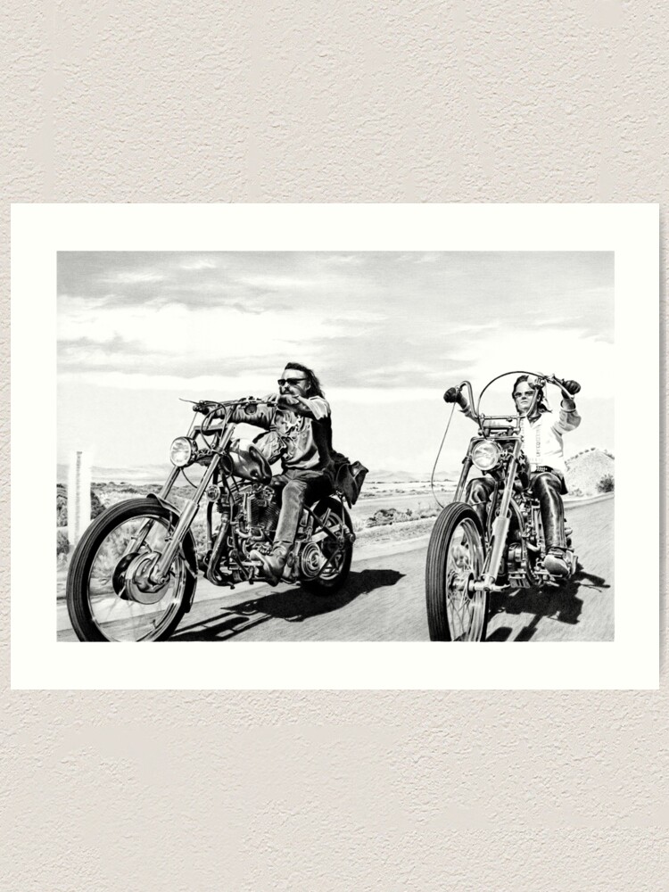 "Easy Rider art" Art Print for Sale by Petersnook | Redbubble