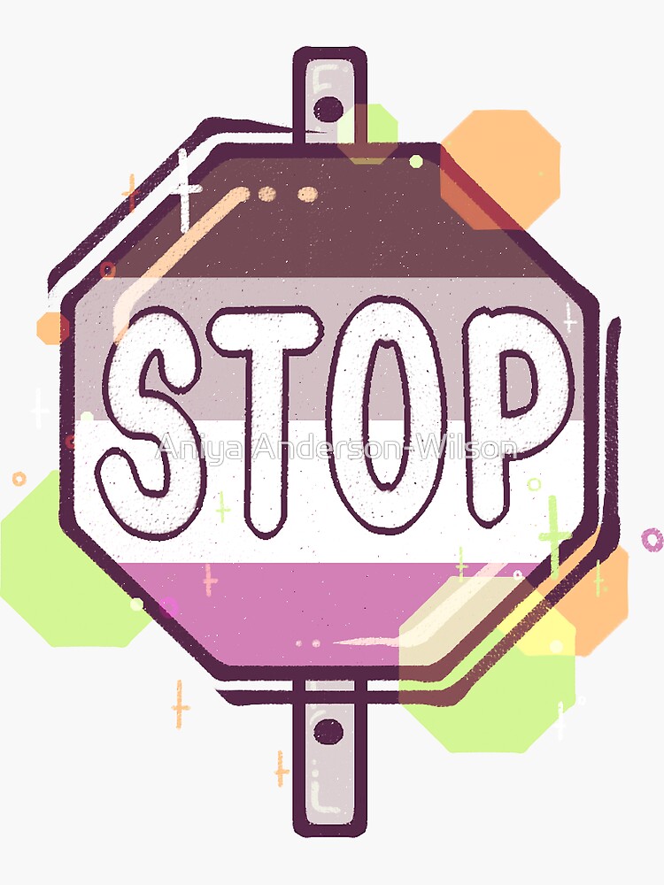"Ace Stop Sign" Sticker for Sale by Minkipanda | Redbubble