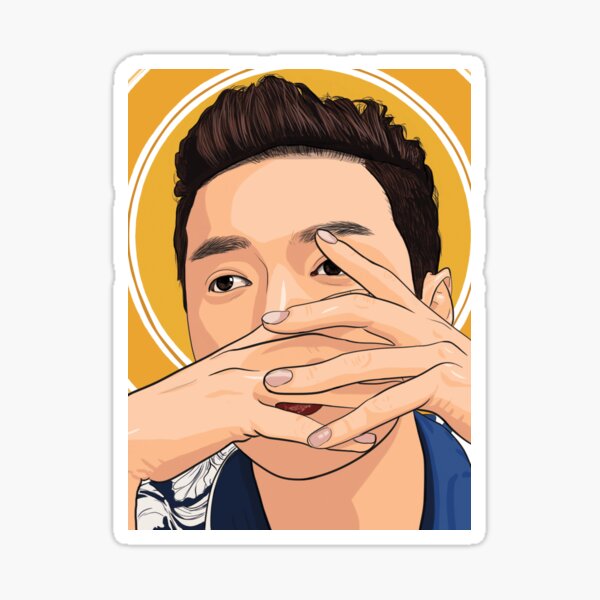 "EXO - Lay , lay zhang t-shirt" Sticker for Sale by maha94 | Redbubble
