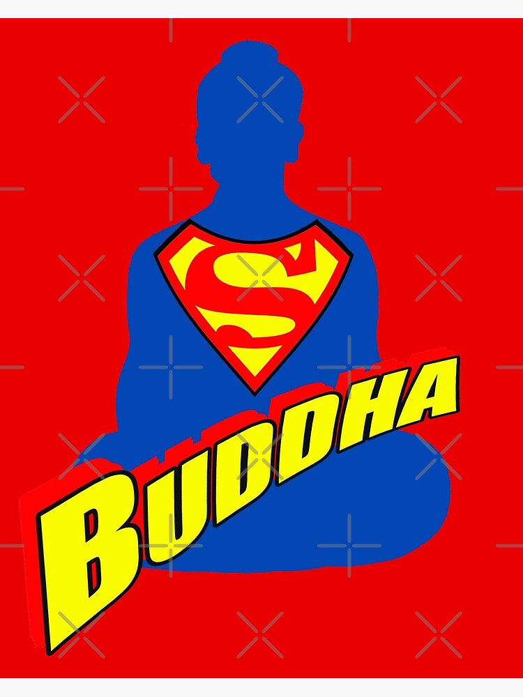 "Super Buddha" Art Print for Sale by KeepKarmaArt | Redbubble