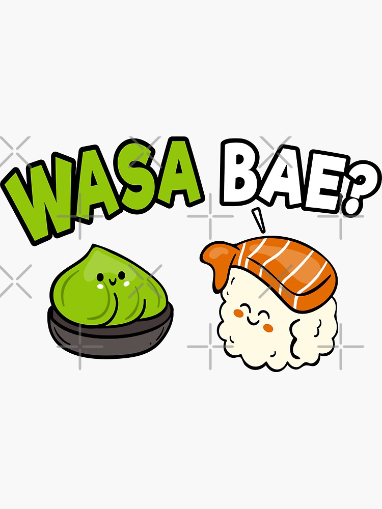 "Nigiri Wasabi Couples Tune Part of Fish Foodie, Funny Japanese Food ...