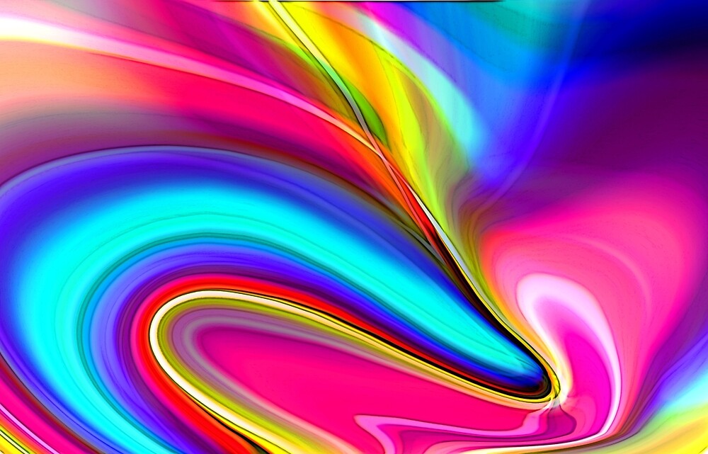 "Finger Swirl Abstract" by beholdhappy | Redbubble