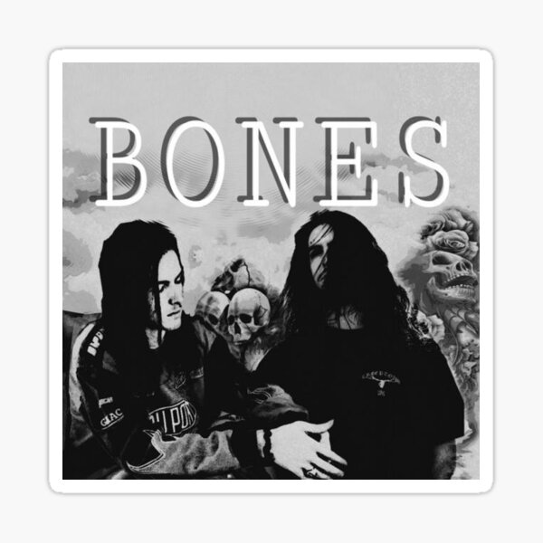 "BONES" Sticker for Sale by joeyyyp | Redbubble