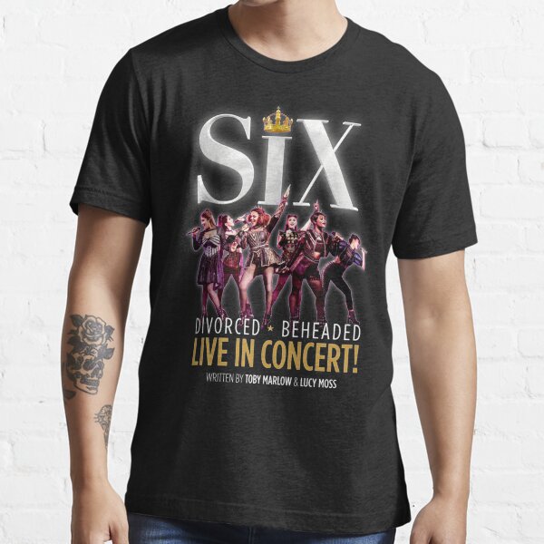"Six the musical design" T-shirt for Sale by Bryonymatilda | Redbubble ...