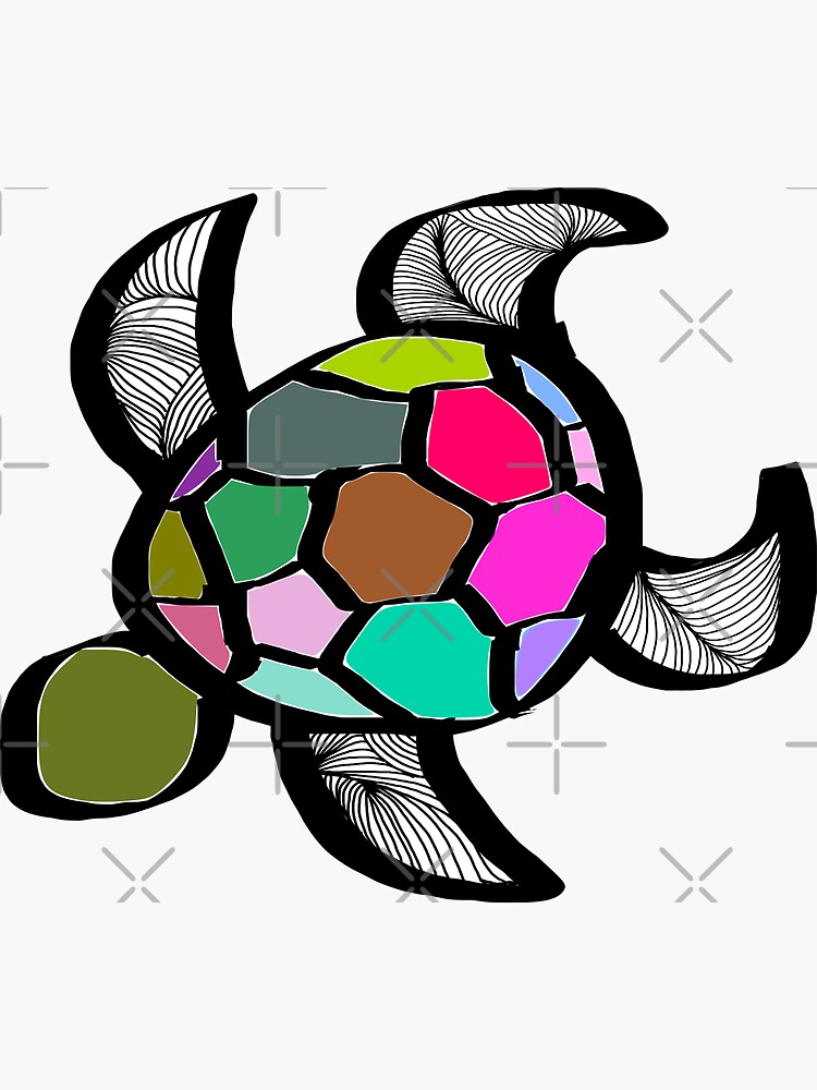 "Save the Turtle.Color Vsco" Sticker for Sale by kestrada2906 | Redbubble