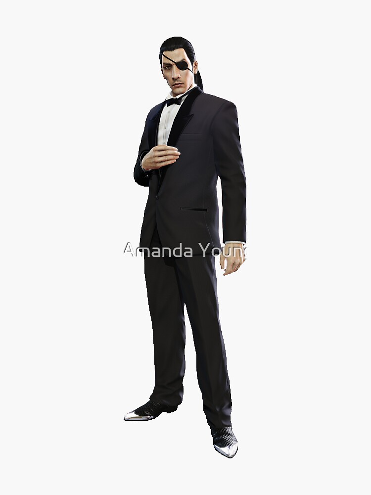 "Majima Full Body " Sticker for Sale by simbim17 | Redbubble