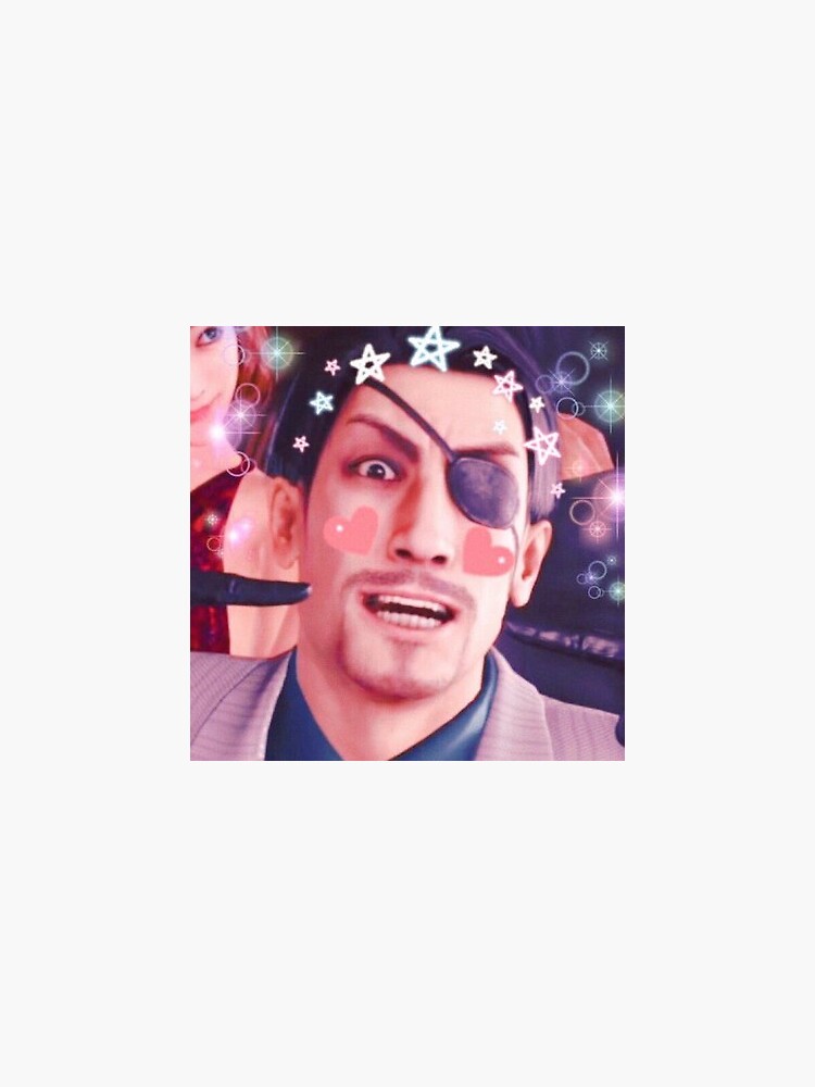 "Cutie Majima" Sticker by simbim17 | Redbubble