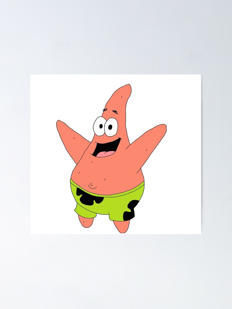 "Patrick Star" Poster by enchantizzle | Redbubble
