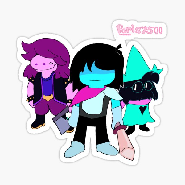 "Deltarune" Sticker for Sale by Paris7500 | Redbubble