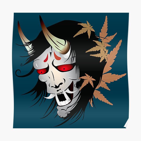 Póster «ogro, demonio, Oni, japones » de Dirtdiver06 | Redbubble