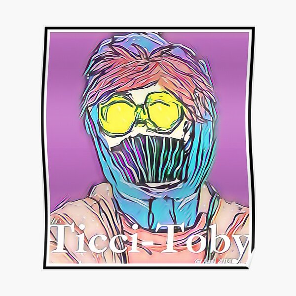 "Ticci-Toby Purple Version" Poster by Skayda | Redbubble