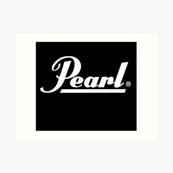 "Pearl Drum Logo" Art Print for Sale by aryakudunga | Redbubble