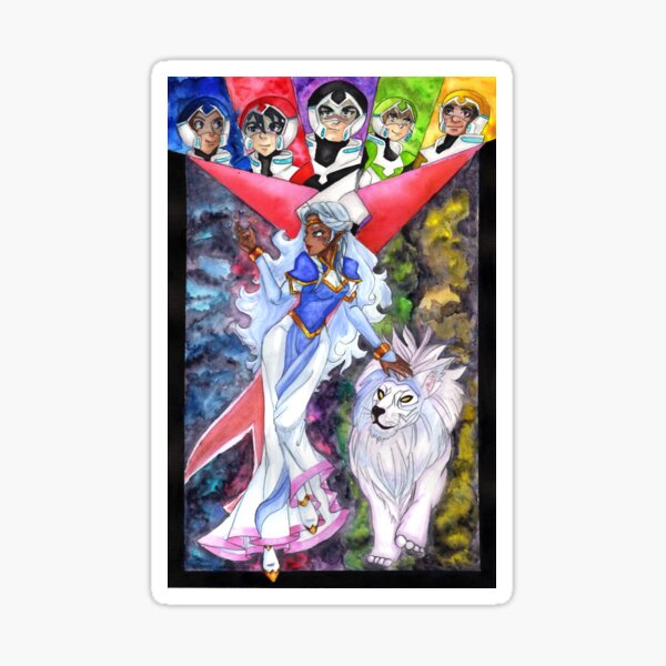 "Form Voltron" Sticker by ryujimei | Redbubble