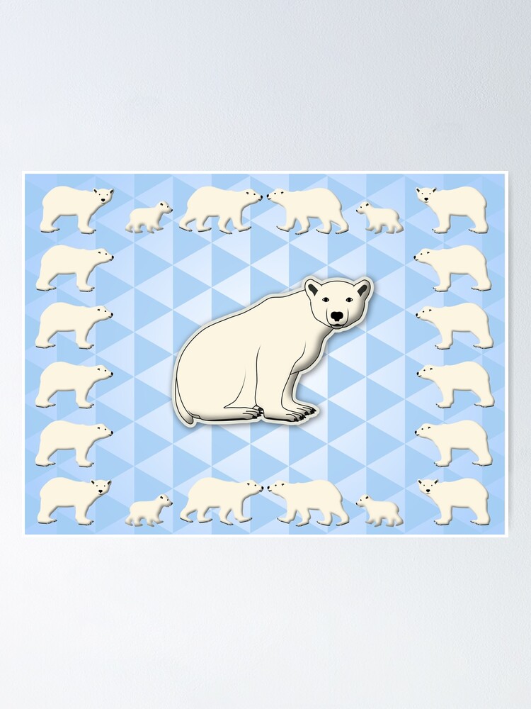 "Polar Bear" Poster for Sale by schnuppadoo | Redbubble