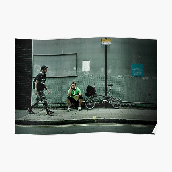 "brompton" Poster for Sale by silvertony45 | Redbubble