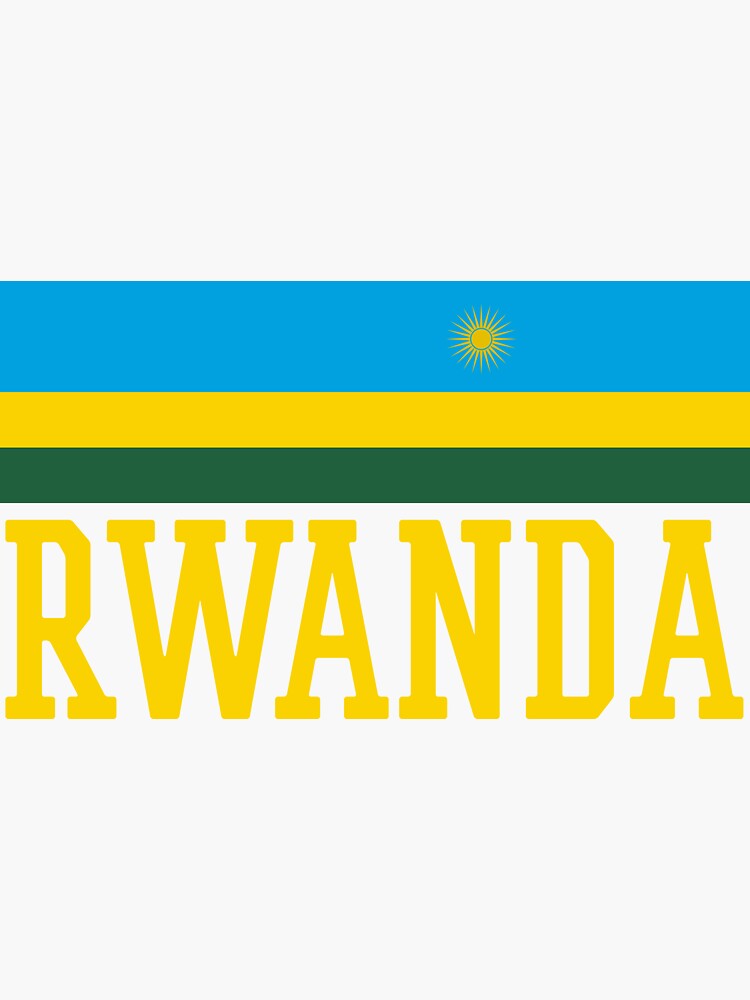 "Rwanda" Sticker by 4tomic | Redbubble