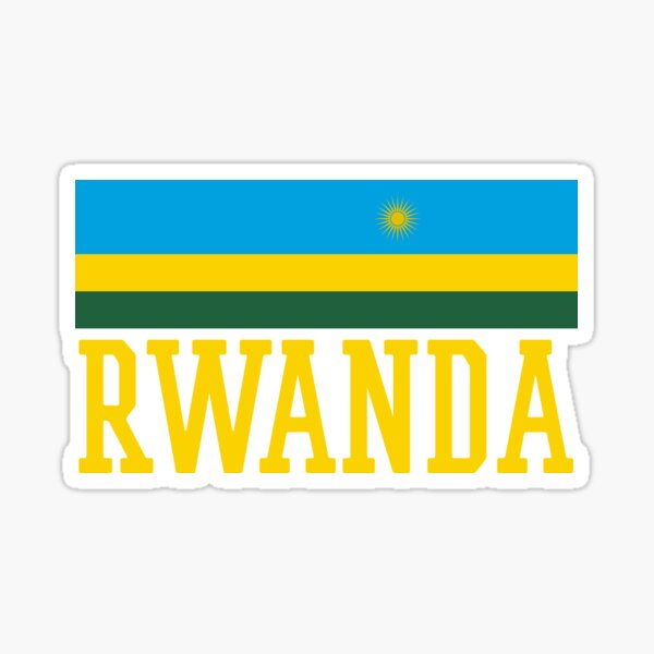 "Rwanda" Sticker by 4tomic | Redbubble
