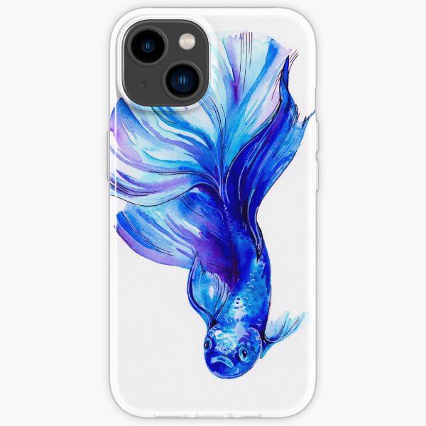 "Betta Fish Blue" iPhone Case for Sale by EveiArt | Redbubble