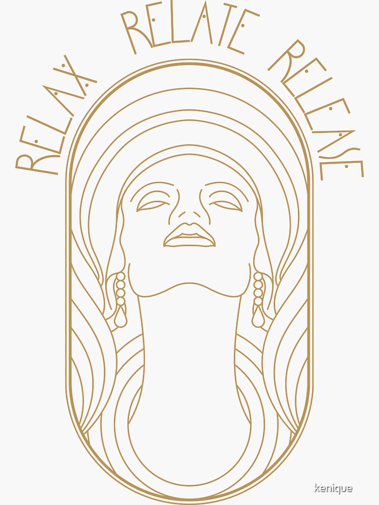 "Relax Relate Release: Femininities Collection" Sticker by kenique ...
