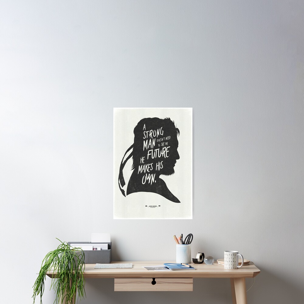 "Metal Gear Solid Solid Snake Quote" Poster by madebyminney | Redbubble